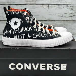 Converse | Shoes | Converse Mens Unttl3d High Top Not A Chuck Black ...